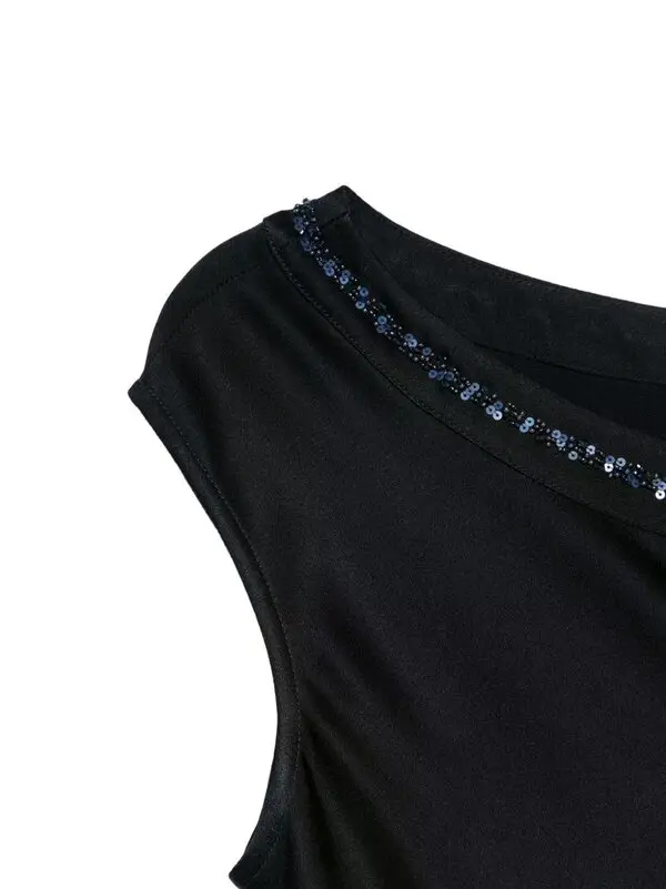 Antonelli Firenze Sequin-embellished Sleeveless Maxi Dress