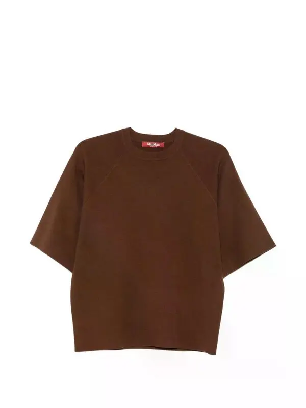 Max Mara Velo Raglan-sleeve Knitted Sweater