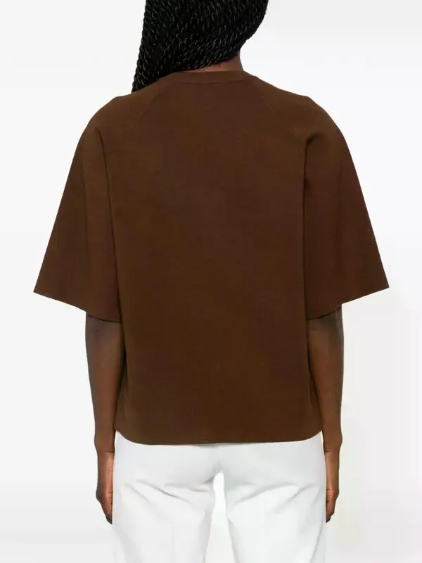Max Mara Velo Raglan-sleeve Knitted Sweater