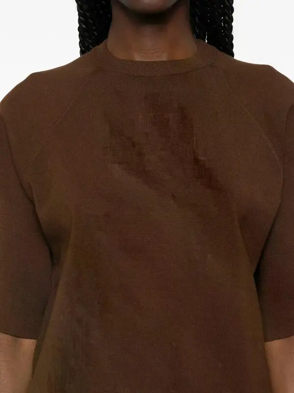 Max Mara Velo Raglan-sleeve Knitted Sweater