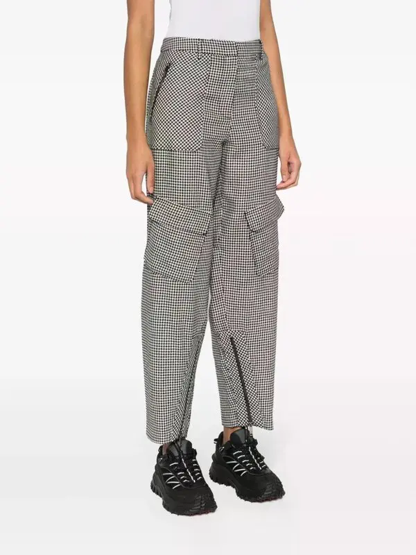 Iceberg Houndstooth Tapered Trousers