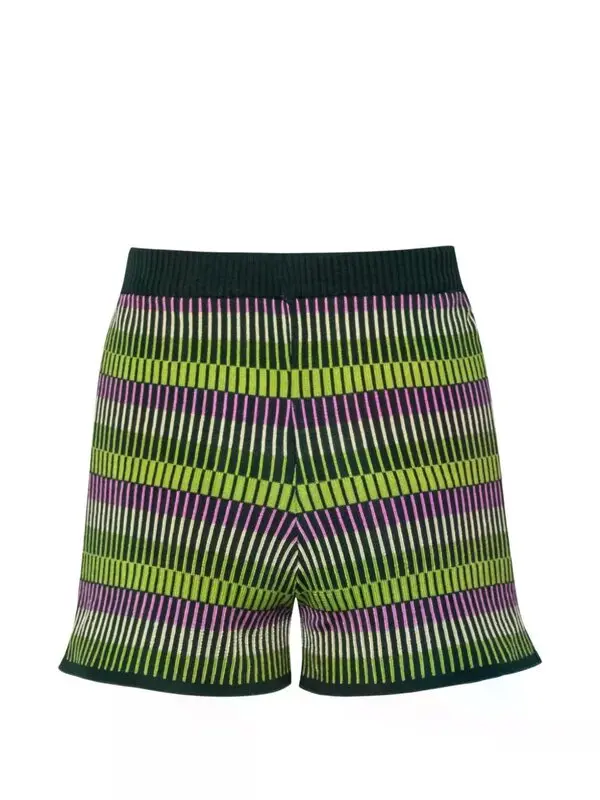 BAOBAB Kina High-rise Striped Shorts - Green