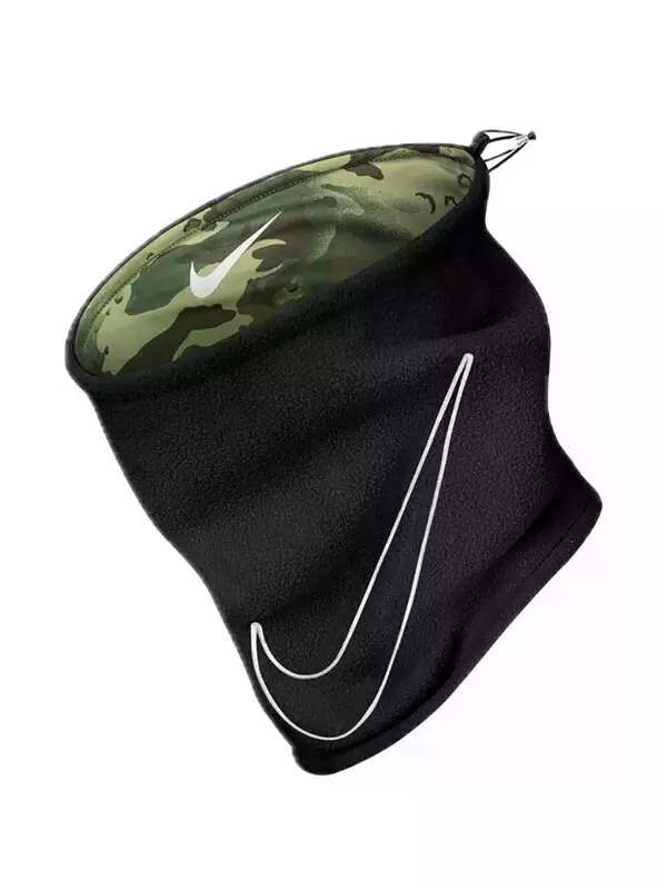 Nike Reversible Camouflage-print Neck Warmer - Black