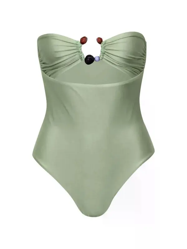 BAOBAB Ring-detail Cutout One-piece Swimsuit - Green