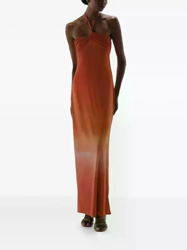 BAOBAB Resin Stone Self-tie Maxi Dress - Red