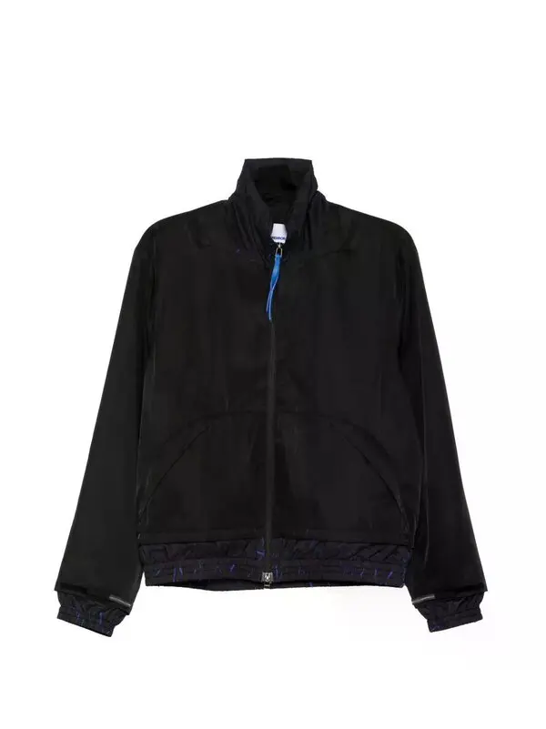 ADER ERROR Graphic-print Panelled Jacket - Black