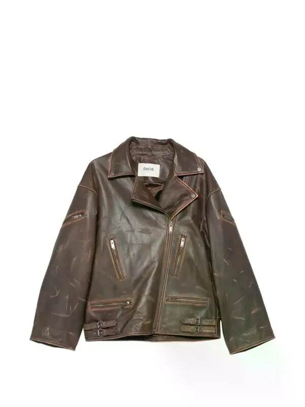 DUCIE Samantha Distressed Jacket