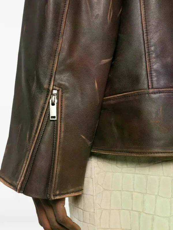DUCIE Samantha Distressed Jacket