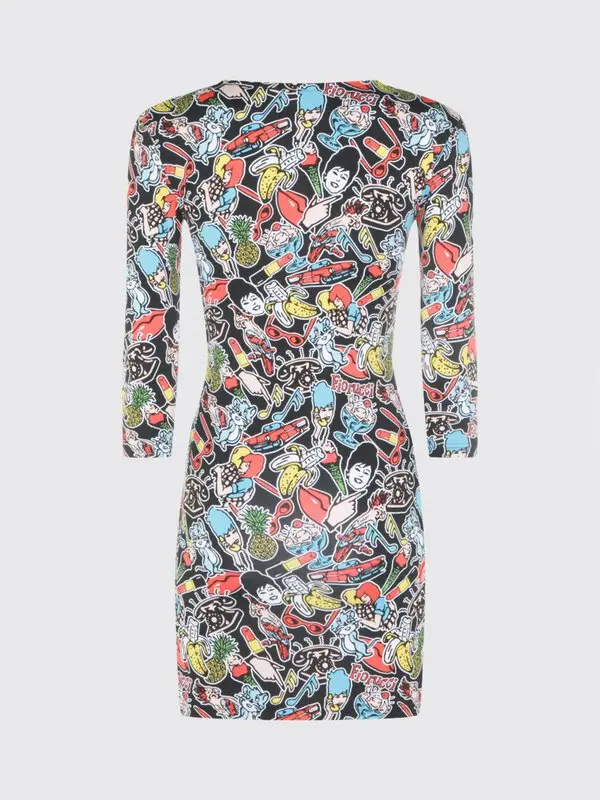 Fiorucci Printed Long Sleeve Dress