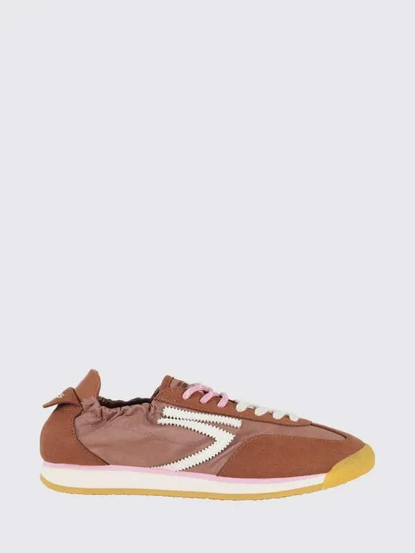 PURAAI Vegan Leather And Fabric Sneakers - Brown