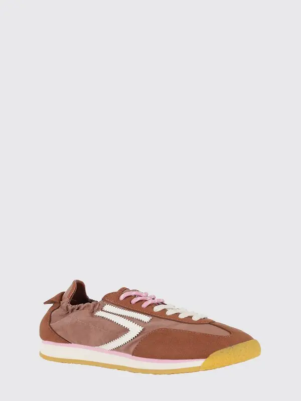 PURAAI Vegan Leather And Fabric Sneakers - Brown