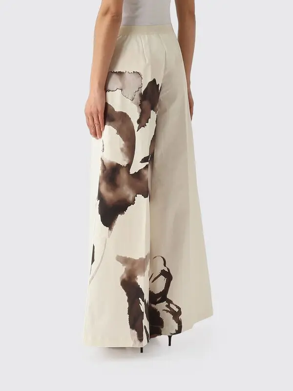 Liviana Conti Wide Leg Printed Trousers