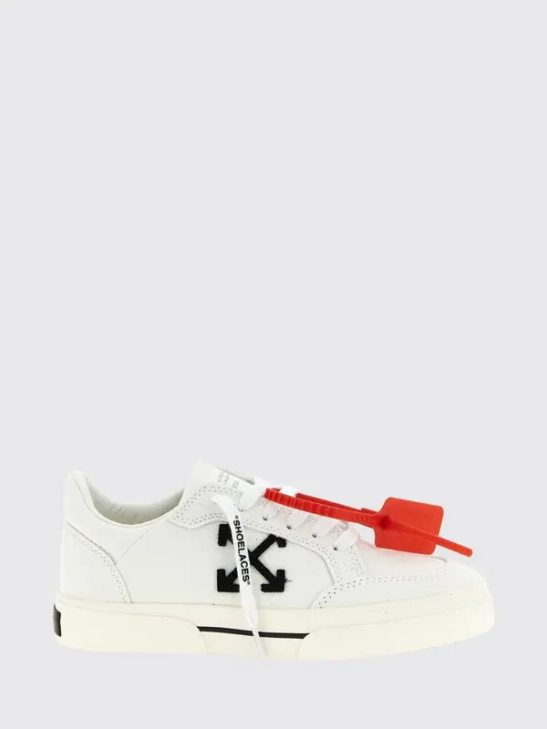 Off-White Vulcanized Cotton Canvas Sneakers - White
