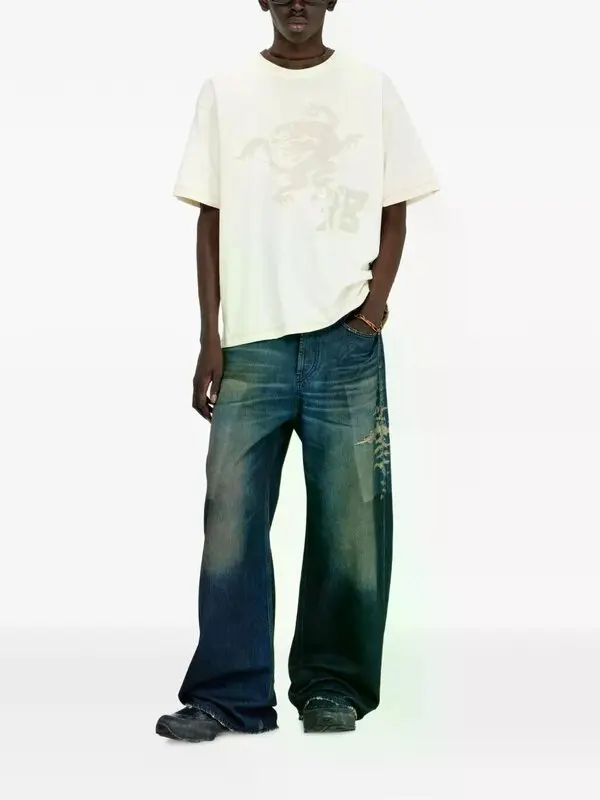 DIESEL® Embroidered-patch T-shirt