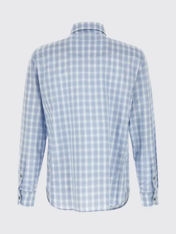 TOM FORD Check Cotton And Linen Casual Shirt