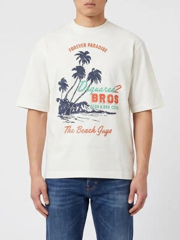 Dsquared2 Cotton T-shirt With Logo - White