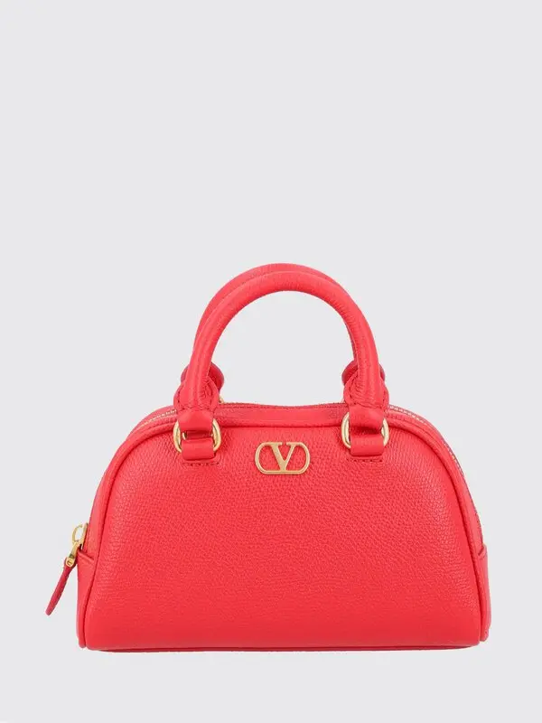 Valentino Garavani Vlogo Signature Grained Leather Bag