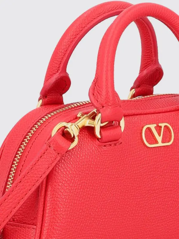 Valentino Garavani Vlogo Signature Grained Leather Bag
