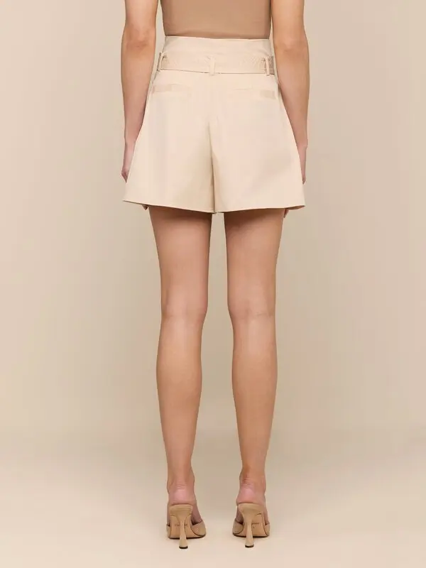 L'Agence Damira Poplin Short - Biscuit