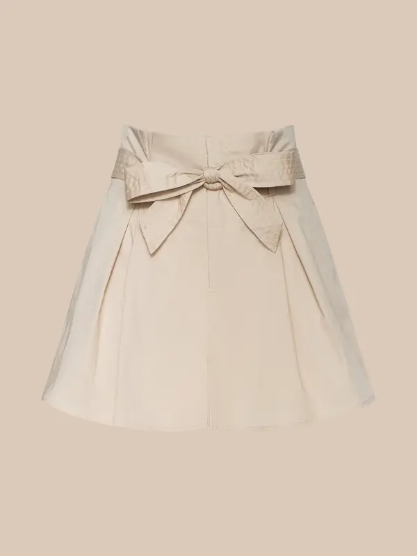L'Agence Damira Poplin Short - Biscuit