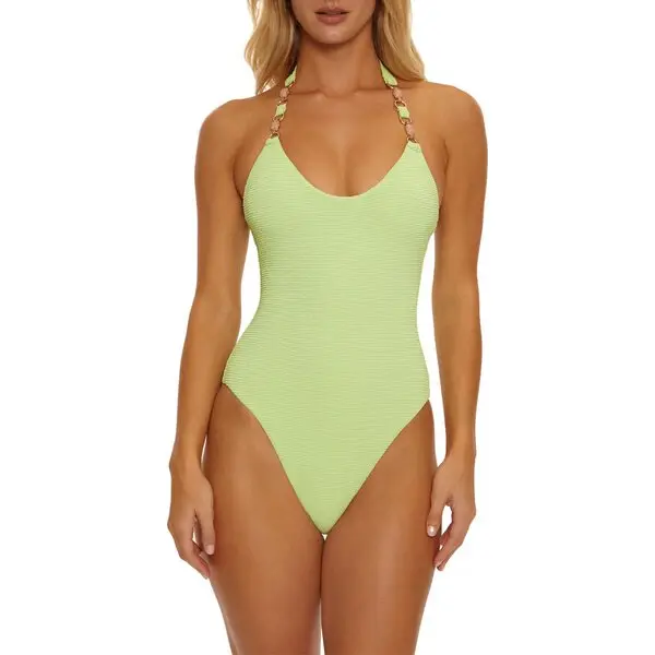 ISABELLA ROSE Isola Bella One-piece Swimsuit - Basil