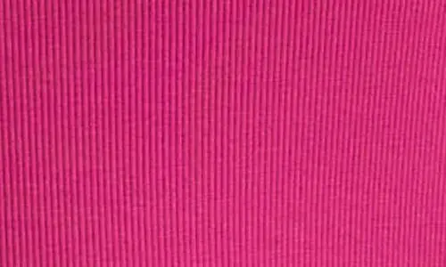 Universal Standard Classic Ribbed Short Sleeve Top - Hyper Pink