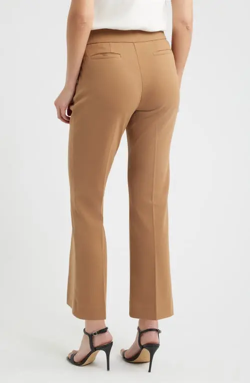 Anne Klein Pull-on Ankle Pant - Vicuna