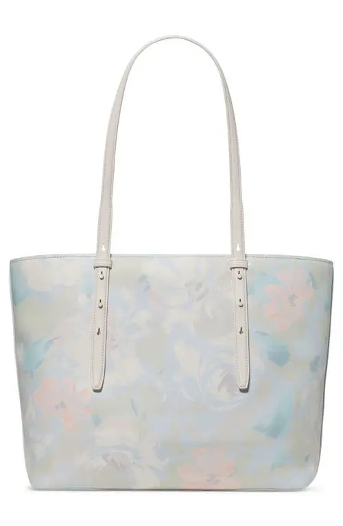 Kate Spade New York Leather Tote With Floral Print - Multi