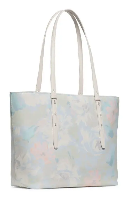 Kate Spade New York Leather Tote With Floral Print - Multi