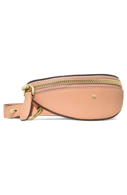 Kate Spade New York Straw And Leather Crossbody Bag - Light Cantaloupe Multi