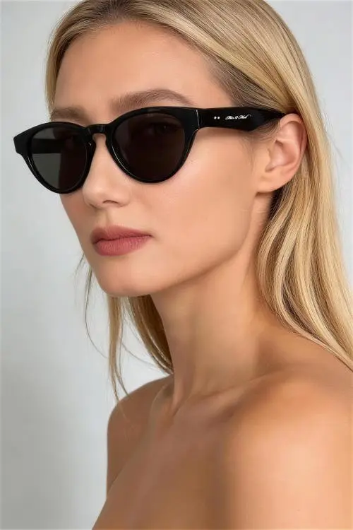 CLASSICHARMS No. 01 Noir Round Frame Sunglasses