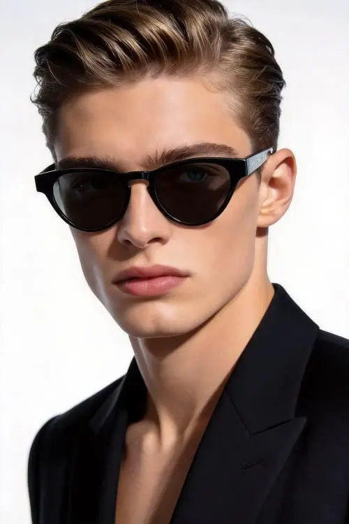 CLASSICHARMS No. 01 Noir Round Frame Sunglasses