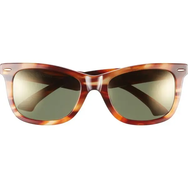 Acne Studios Afare Square Sunglasses - Brown/gold
