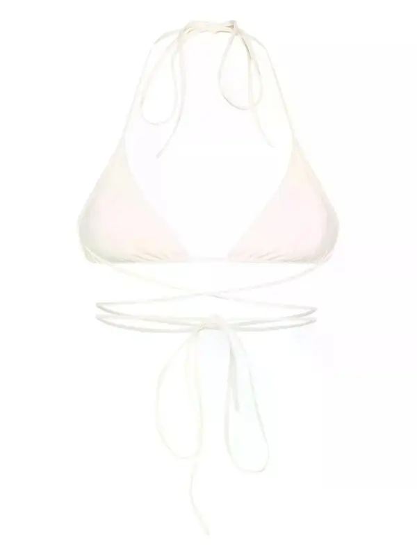 Magda Butrym Floral Appliqué Bikini Top