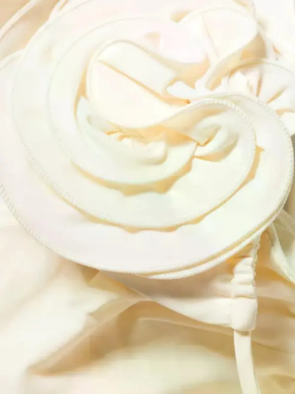 Magda Butrym Floral Appliqué Bikini Top