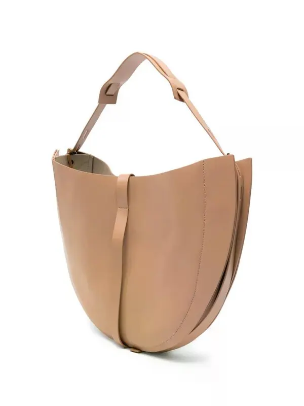 MINOBOSSI Liz Leather Shoulder Bag - Neutrals