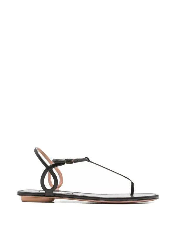 AQUAZZURA Buckle-fastening Thong Sandals - Brown