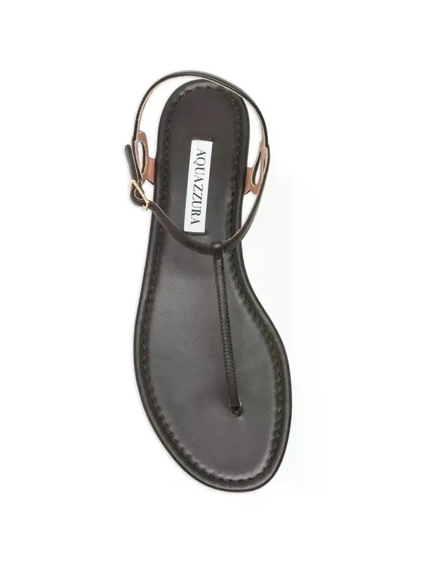 AQUAZZURA Buckle-fastening Thong Sandals - Brown