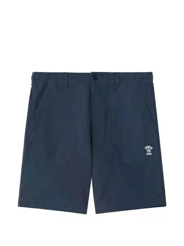 CHOCOOLATE Logo-patch Elasticated Shorts - Blue