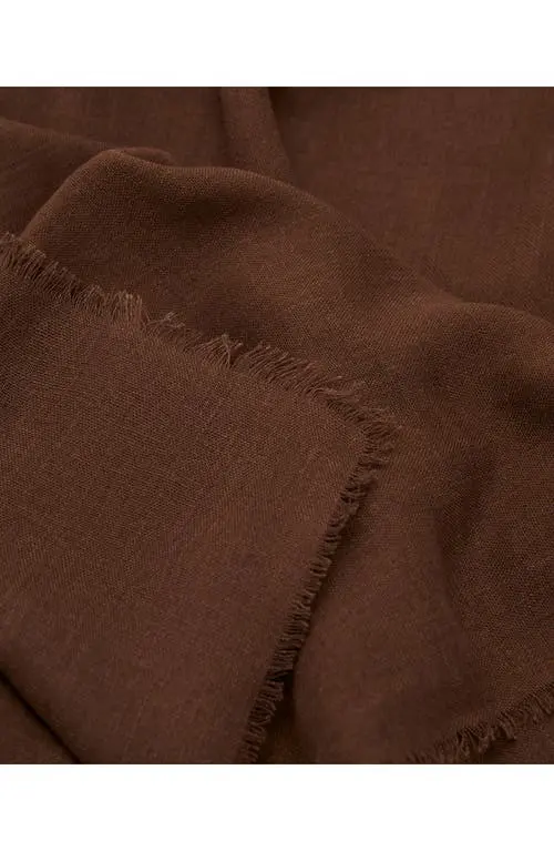 Mango Frayed Edge Scarf