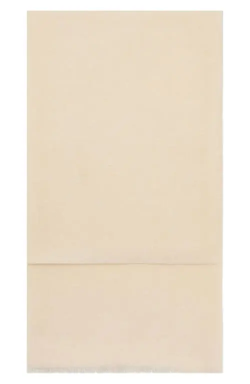 Mango Frayed Edge Scarf - Ecru