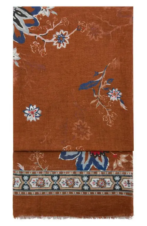Mango Floral Print Scarf