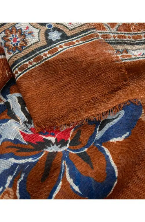 Mango Floral Print Scarf