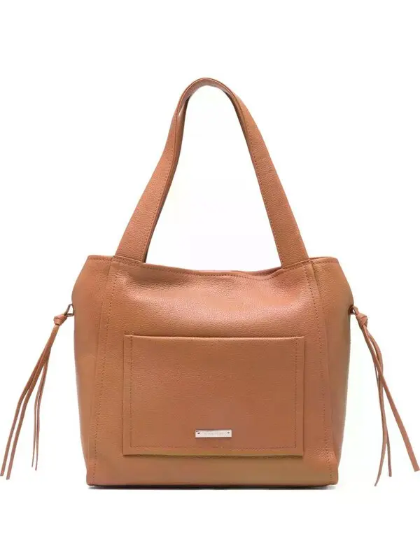 CROMIA Grained Leather Shoulder Bag