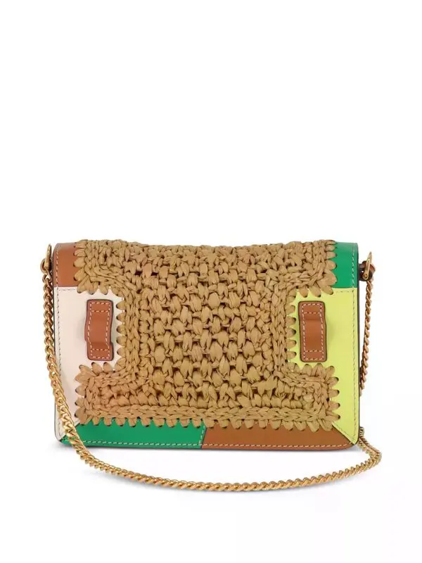 TOD'S T Timeless Woven Shoulder Bag