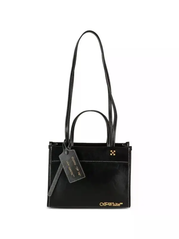 Off-White Logo-plaque Zip Tie Tote Bag