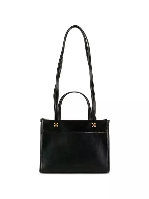 Off-White Logo-plaque Zip Tie Tote Bag