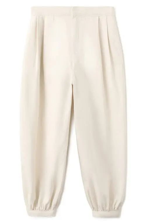 Mango Souffle Balloon Jeans - Ecru