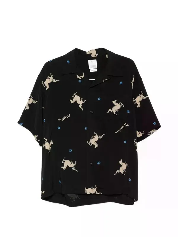 Visvim Crosby Horse-print Shirt - White