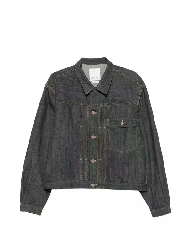 Visvim Denim Mud Od Jacket - Neutrals